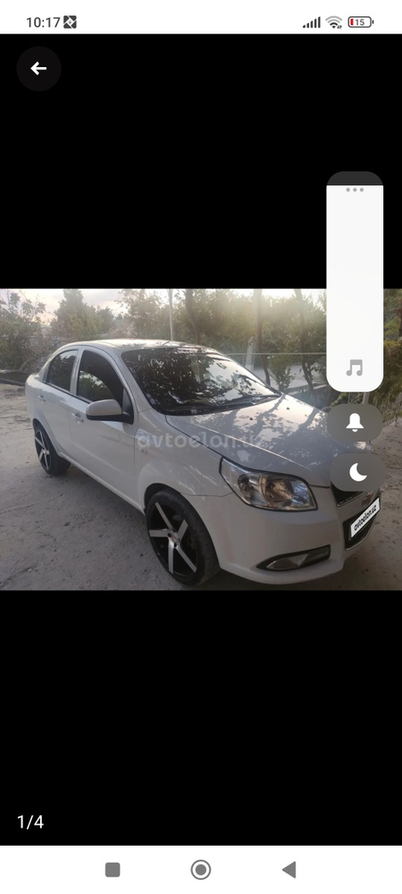 Chevroled nexia 3 pazitsiya 4 metan gazi bor