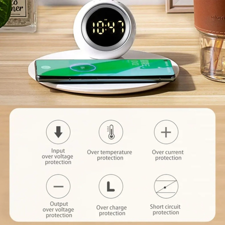 Беспроводноя быстрая зарядка Night Light