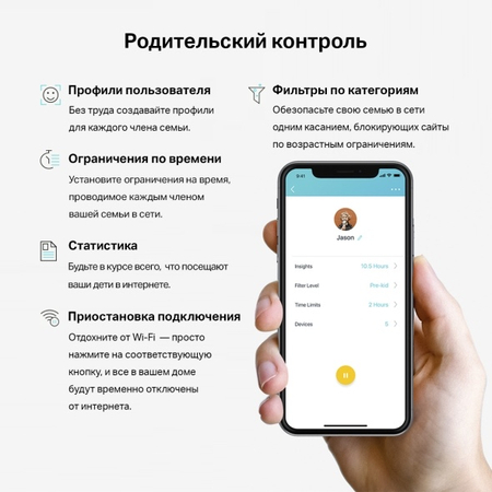 Wi-Fi Deco S7 Mesh-система AC1900