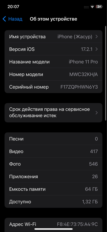 Iphone 11pro 64gb