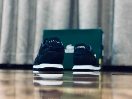 Lacoste мужские кожаные кроссовки