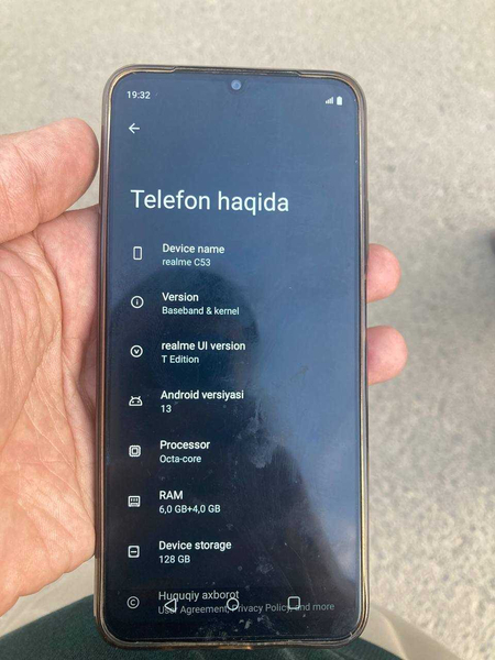 realme C53 holati ideal