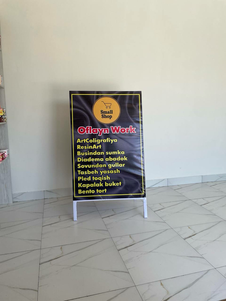 Reklama plakat stent hizmatlari