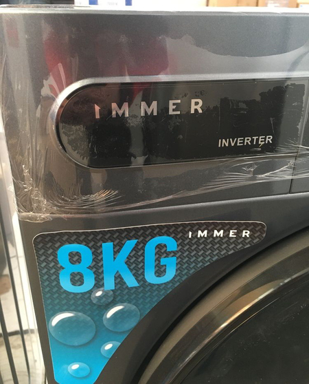 NEW(8кг) IMMER стиральная машина Inverter  Сделано в Турции  Доставка