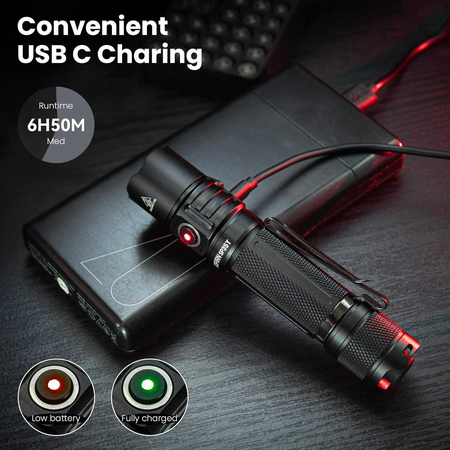 sofirn SP36 Pro LED Flashlight 8000 Lumens IPX8 Waterproof