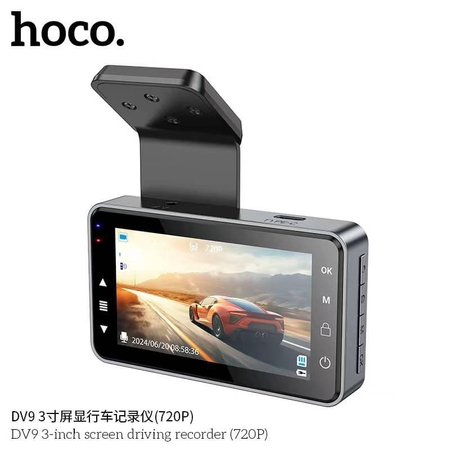 Видеорегистратор HOCO DV9 720P/30fps, 3.0 Display
