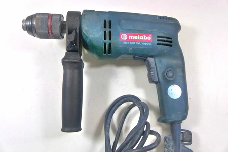 Ударная дрель Metabo SBE 600 Impuls, быстрозажимной патрон