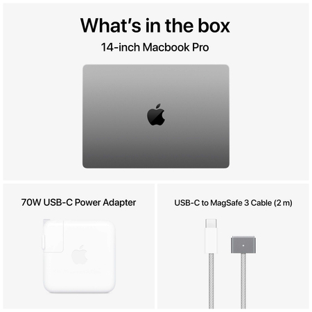 MacBook Pro 14‑inch M3 2023 Space Gray 8GB/1TB SSD