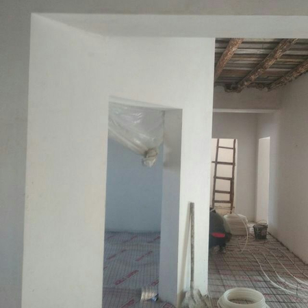 Alvastir suvoq qilamiz miqdorida tuproq va qum qo'shamiz yozda salqin