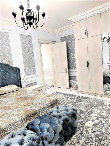 New building 4 room new euro 3 bedroom 2 bathroom Nukus street