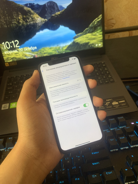 Iphone xs idal 81%