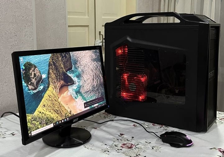 Компьютер intel core i5, монитор Aser