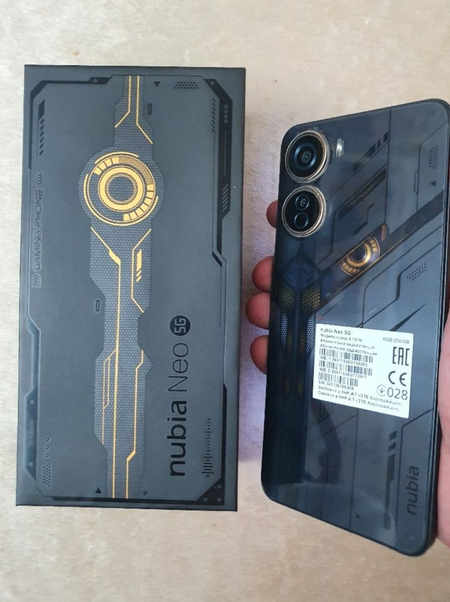 Продам  Телефон 
ZTE nubia Neo 5G, Black, 8/256 GB
ZTE nubia