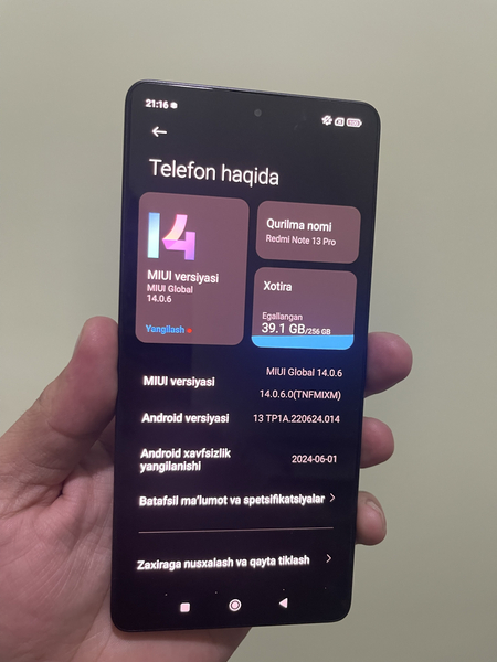 Redmi Not 13 Pro 256 gb İdeal