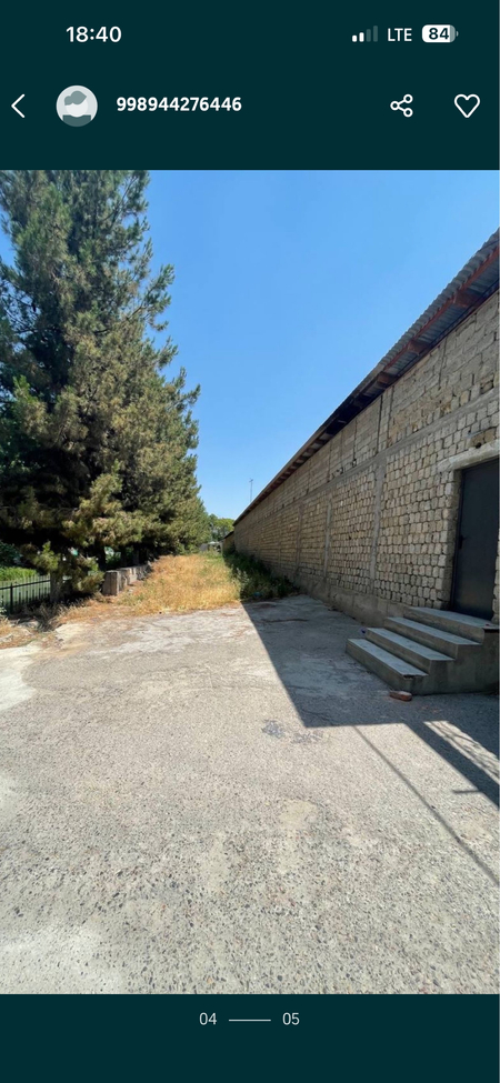 31 sotix 1000 m2 O’zbekfilmda ARENDA yoki SOTILADI