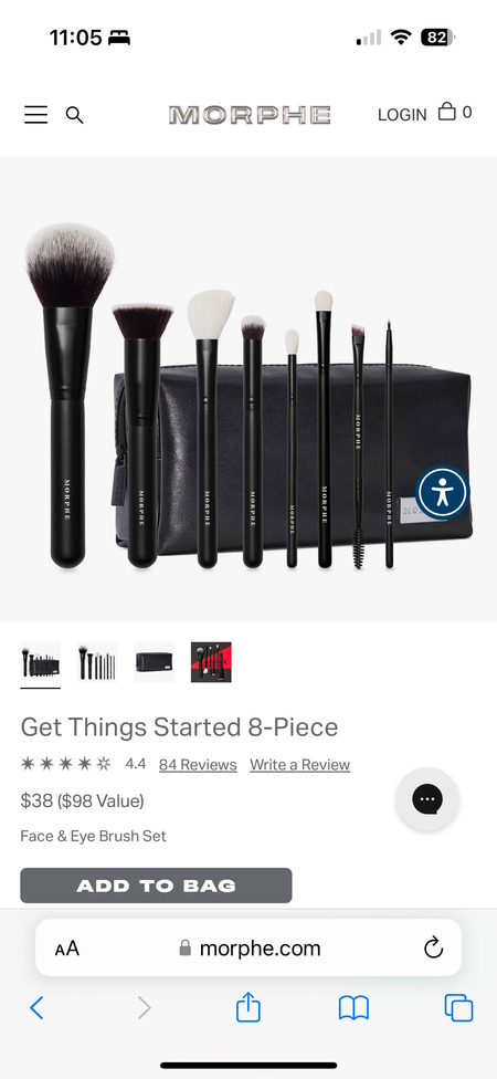 Кисти Morphe из Америки