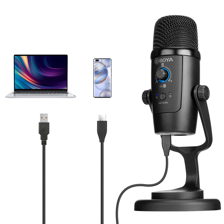 BOYA BY-PM500 - студийный конденсаторный USB-микрофон