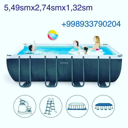 BASSEYN Intex 5.49x2.74x1.32sm+dastavka