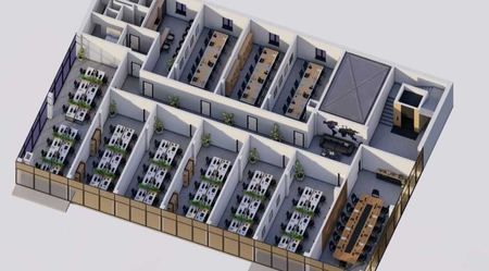 Аренда Офисное помещение 700 м² на Шайхантахурском районе (J2547)