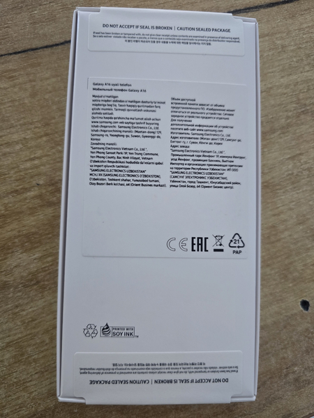 Samsung galaxy A16 6/128GB Black  йенги очилмаган гарантия бор .новый
