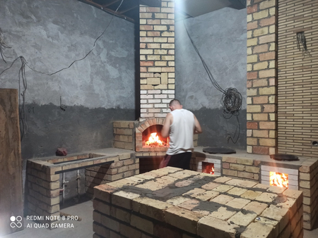Летняя кухня барбекю казаны тандыр камины печи очаг ошхона