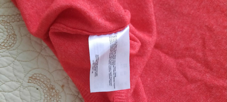 Тонкий свитер. Шерсть, цвет коралл. Xl. Esprit,  из Германии.