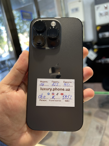 14 pro 128 GB rangi qora