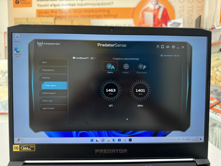 Acer predator helios 300 core i7 1 tb ssdlik RTX 3060 6 gb videokarta