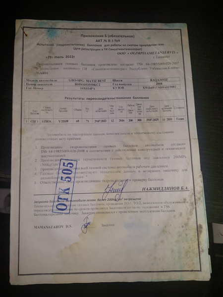 Продаётся газ балон метан 65 литр