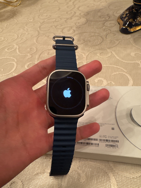 Apple Watch Ultra 2 49mm Titanium Blue Ocean Band