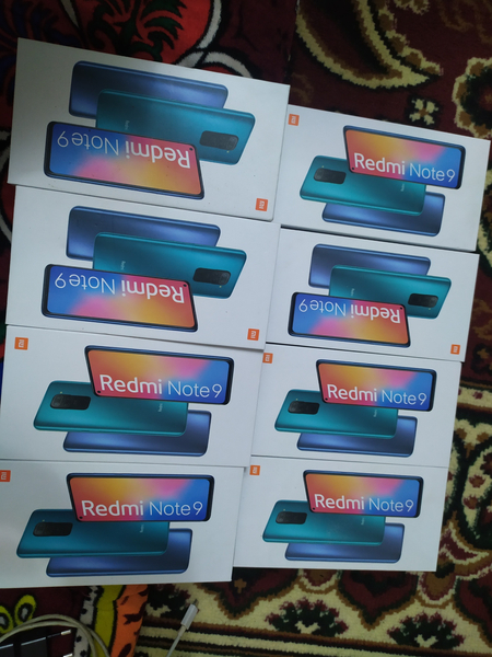 RedMi Note 9 karobkasi sotiladi