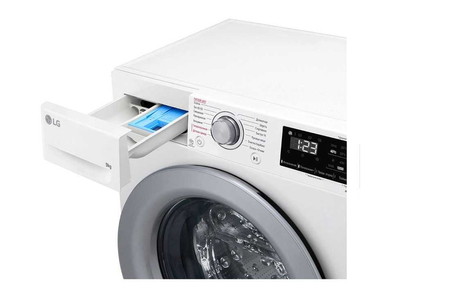 Стиральная машина LG F2V3FS4W,белая,9 кг