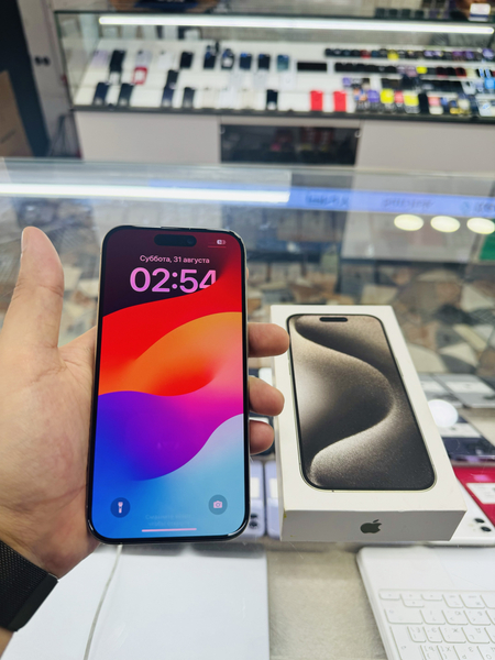 iPhone 15 Pro 128 gb natural 100%