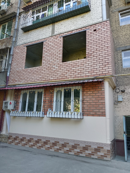 Кладка кирпича балкон balkonga g\\\'ish teramiz