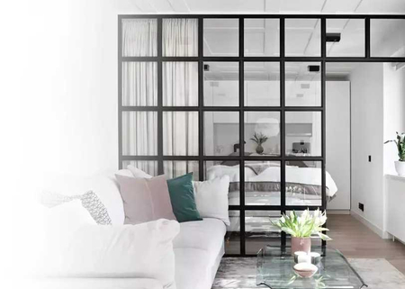 Перегородки в стиле LOFT. Стеклянные перегородки на заказ