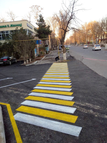 Краска для разметки дорог