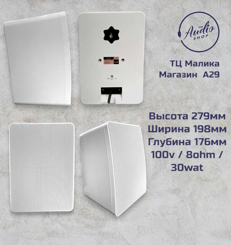 Пассивные колонки для фоновой музыки, оповещения, караоке и усилители.