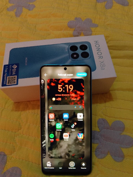 Honor X8A 6/128gb, есть гарантия