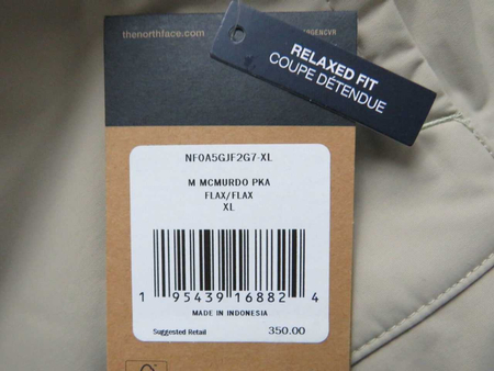 Mens The North Face Mcmurdo 600-Down Parka Insulated Winter Jacket XL