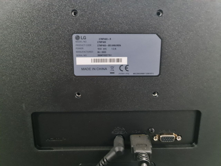 LG 27 full HD monitor