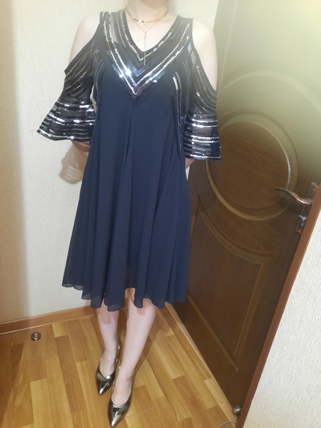 Шифоновое платье