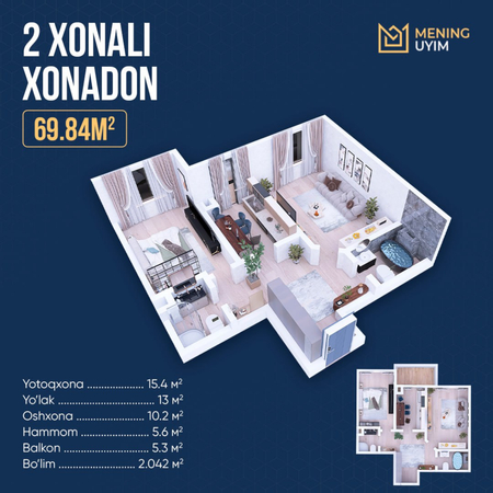 Hamyonbop va hashamatli xonadonimizda mega aksiya
