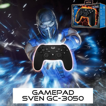 СКИДКА! Беспроводной Джойстик для PS3/Компьютера Sven GC3050