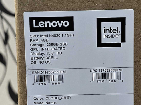 ПРОДАМ Lenovo V15-G2ALC 2024 Ноутбук Ryzen™3-5300U/4GB/256GB/15.6