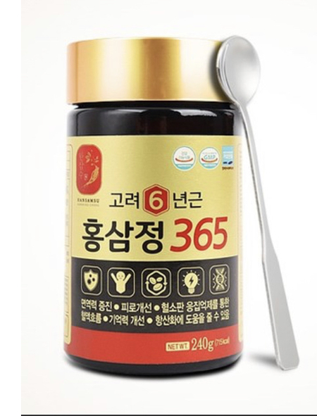 Korea qizil jenshen 365 ekstark 240gr