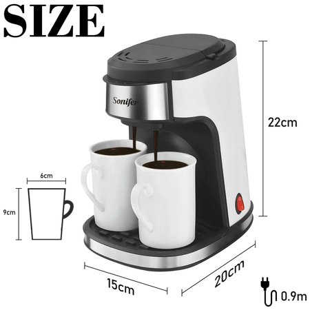 Капельная кофеварка 750 л Sonifer SF-3564. кофемашина Sonifer SF-3540