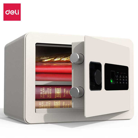 Seyf deli Сейф 250x350x250 (бл) WT 33559 Deli с отпечатком пальца