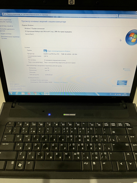 Ноутбук hp 530 intel 15 дюймов. Для учебы
