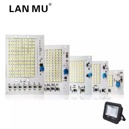 100w ватт LED лампы лед лампочка лёд чип для прожектор светодиодный
