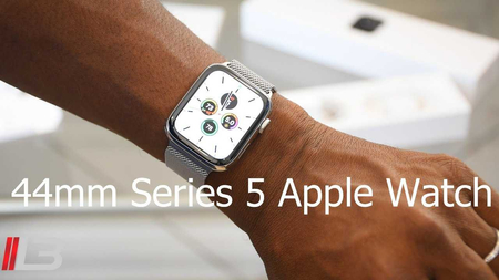 Apple Watch Series 5 GPS + Cellular 44mm Stainless Steel